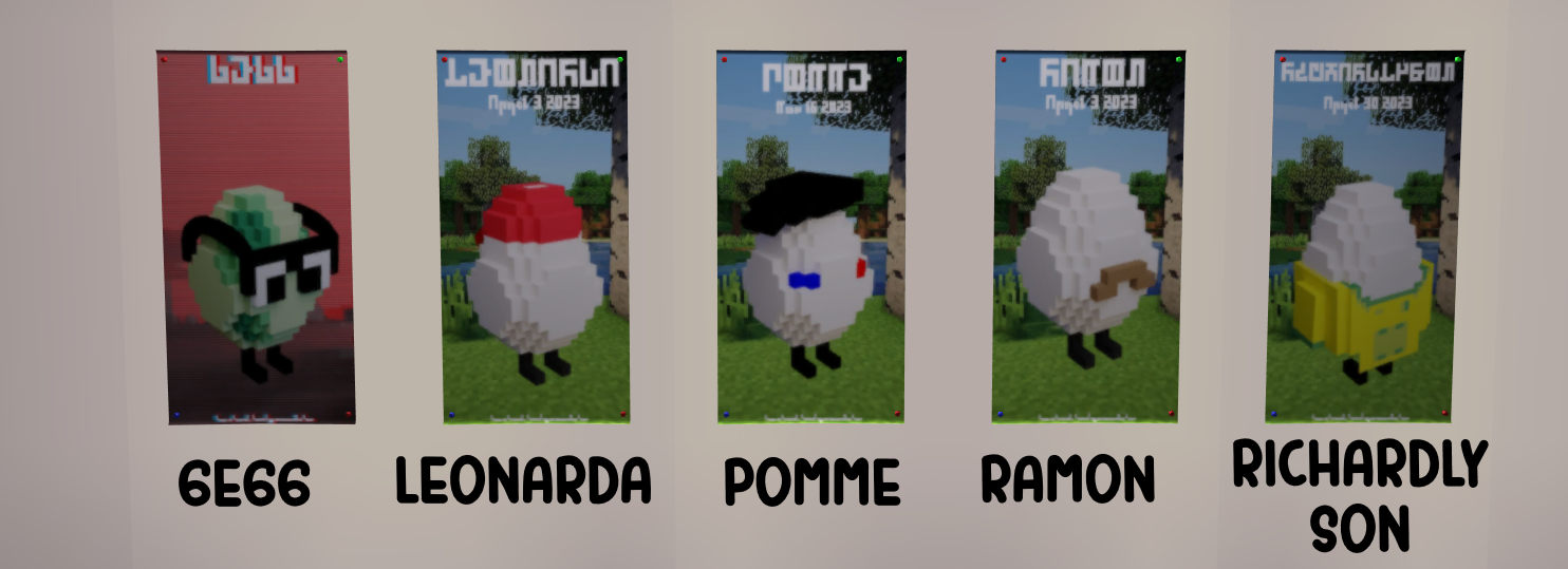 Mod The Sims - 32 QSMP Simlish Translated Posters