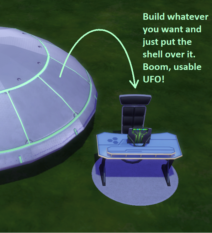 Mod The Sims - (Somewhat) usable UFOs