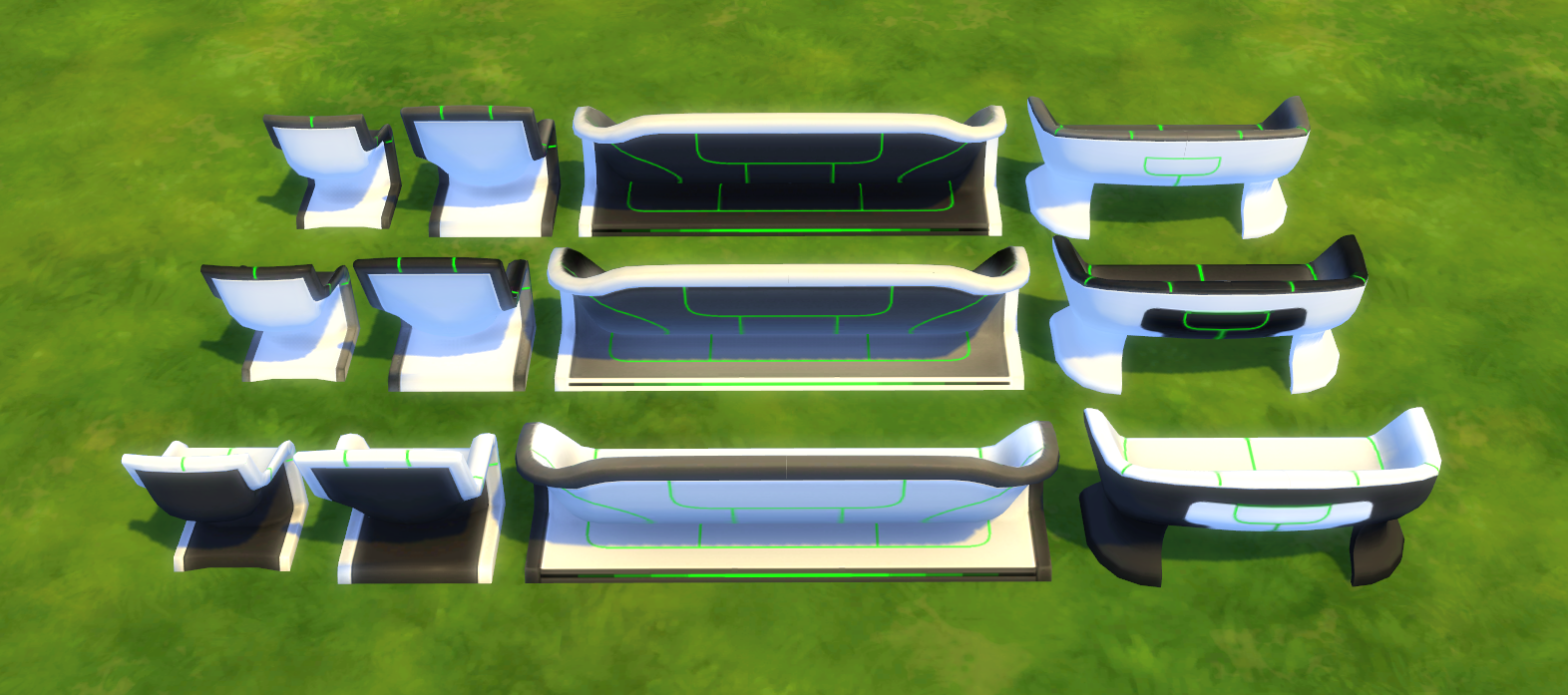 Mod The Sims - Alien stuff to sit on to match all the alien things.