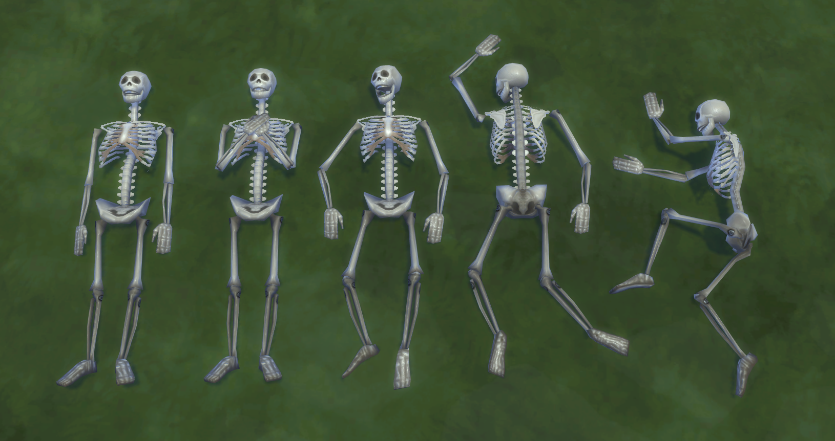 Mod The Sims - Skeletal remains in various states. (Merged file now ...
