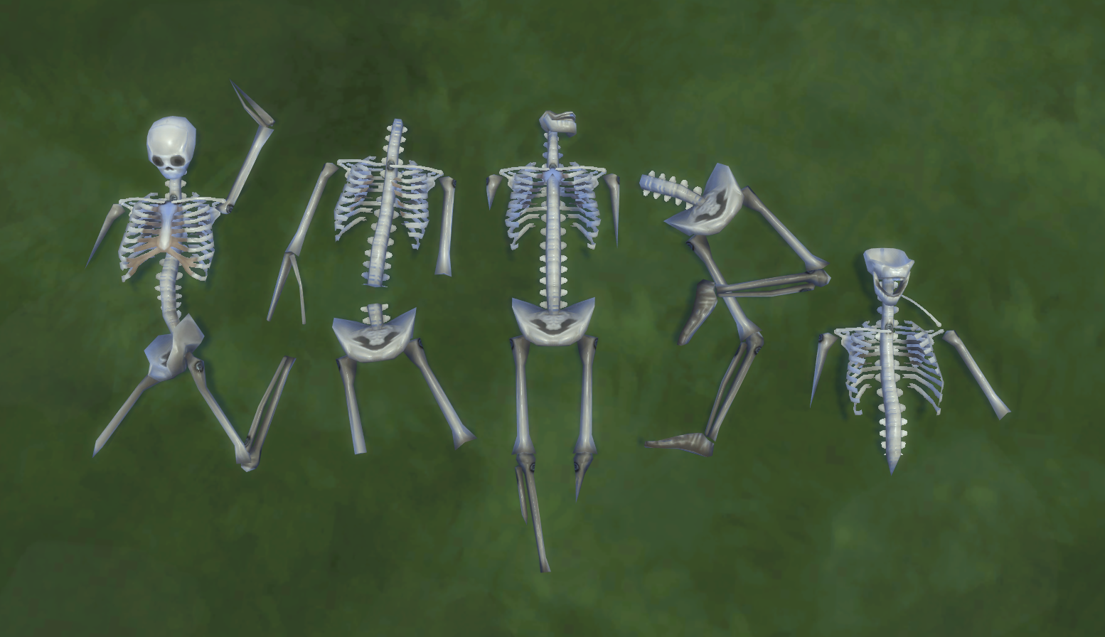 Mod The Sims - Skeletal remains in various states. (Merged file now ...