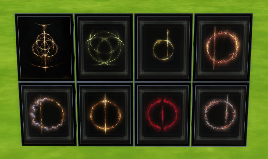 Mod The Sims - Elden Ring Rune Posters