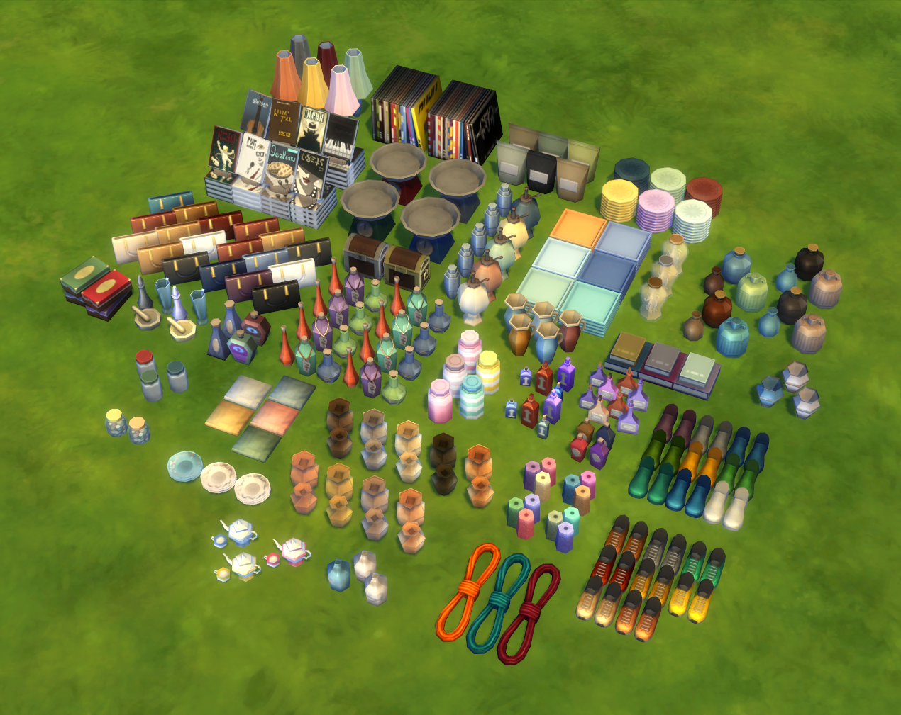 Mod The Sims - Clutter freed from misc decorations (Life & Death Update)
