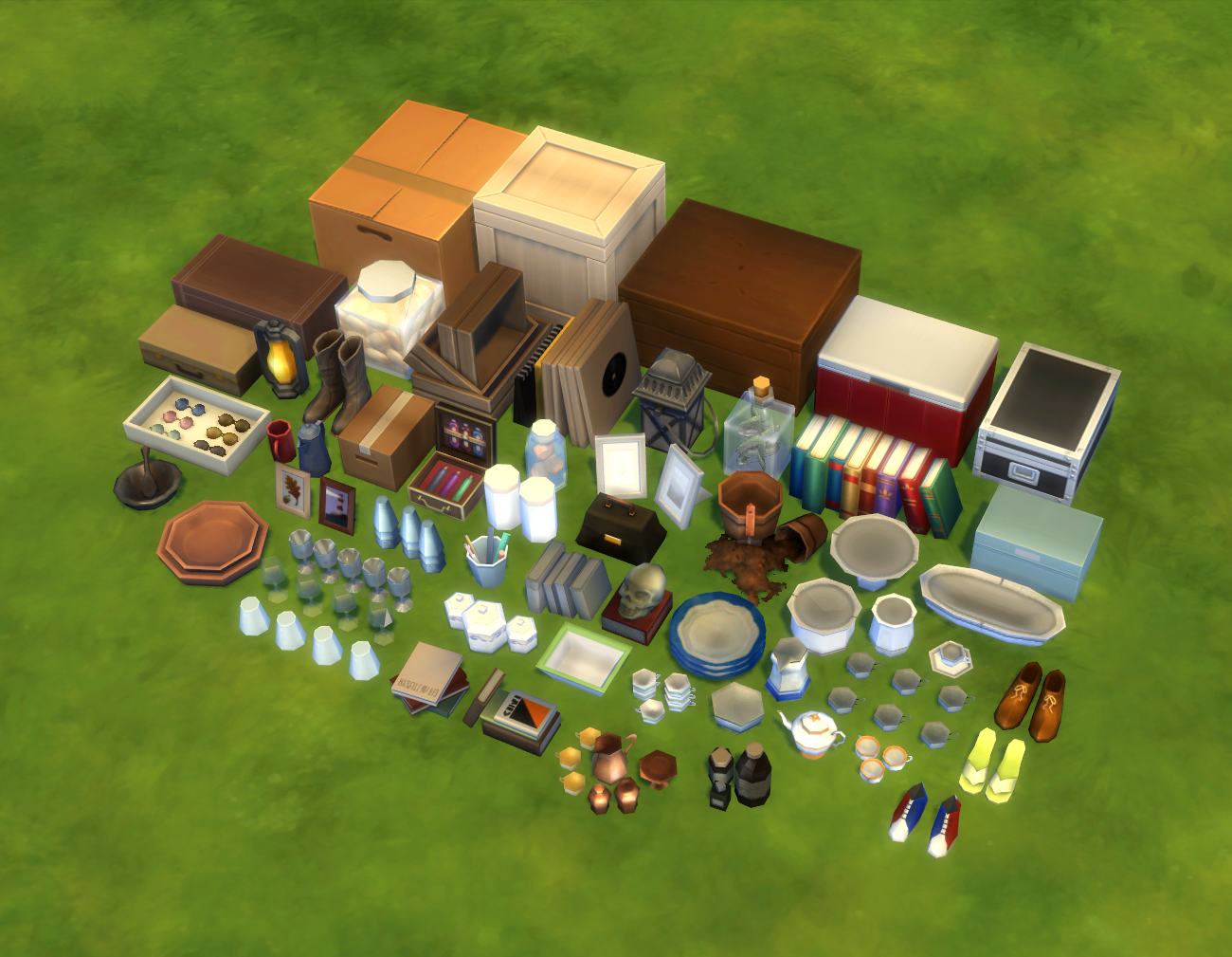 Mod The Sims - Clutter freed from misc decorations (Life & Death Update)