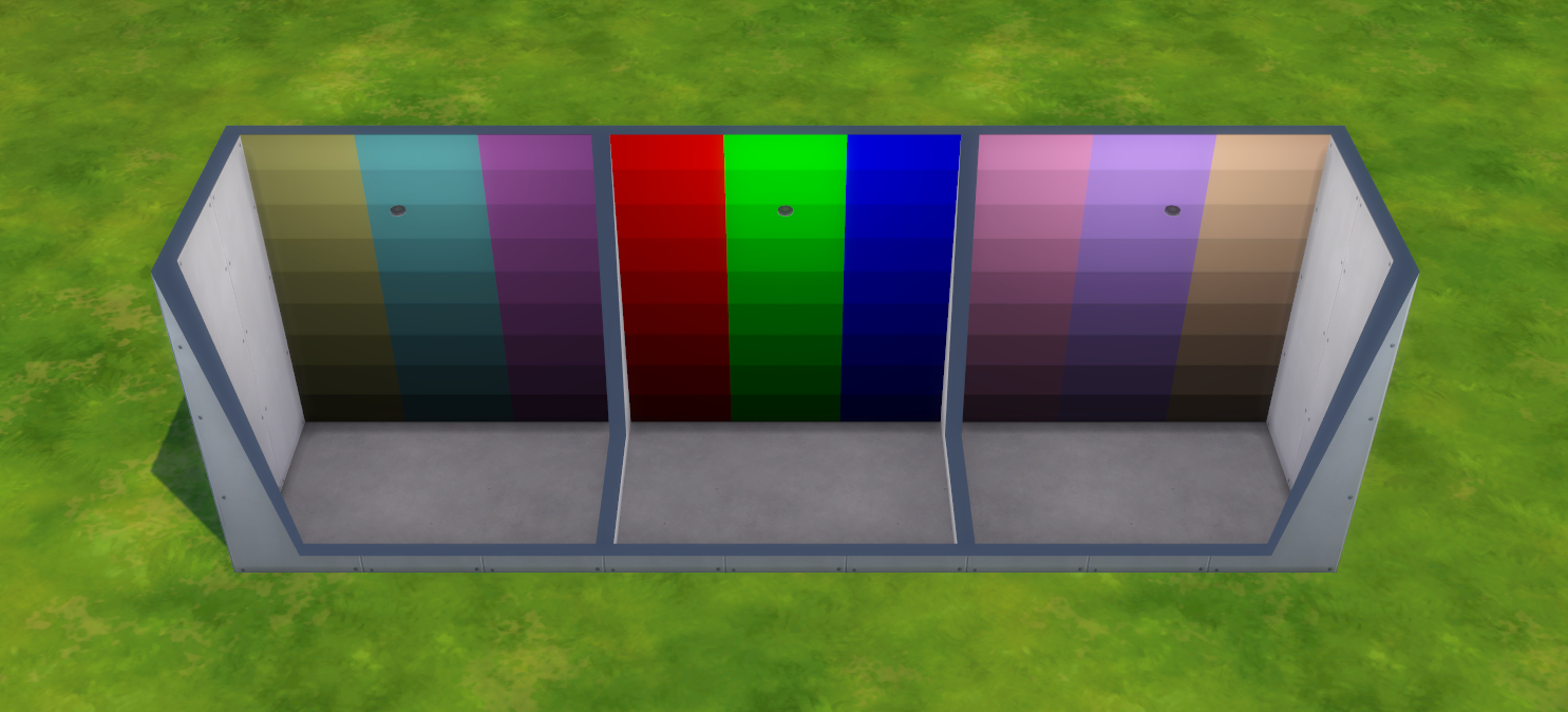 Mod The Sims - Gradiant walls in many colors and tones