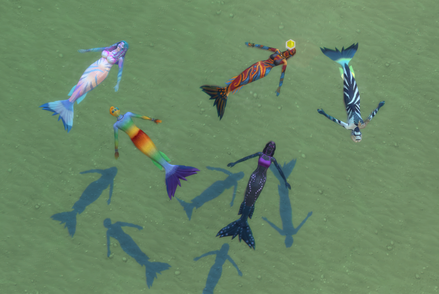 Mod The Sims - Mermaid Skin