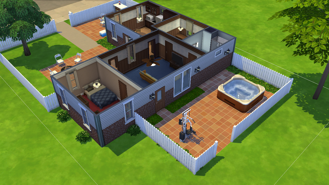 Mod The Sims - Bro House - Inspired by The Sims Classic