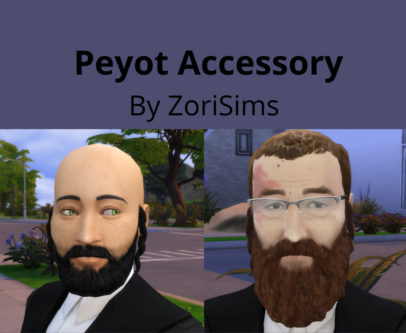 Mod The Sims - Jewish Peyot Accessory (Basegame)