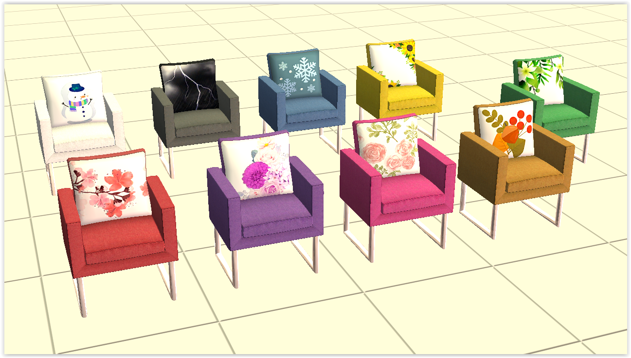 Mod The Sims - Holy Simoly Phoenix Set Recolours