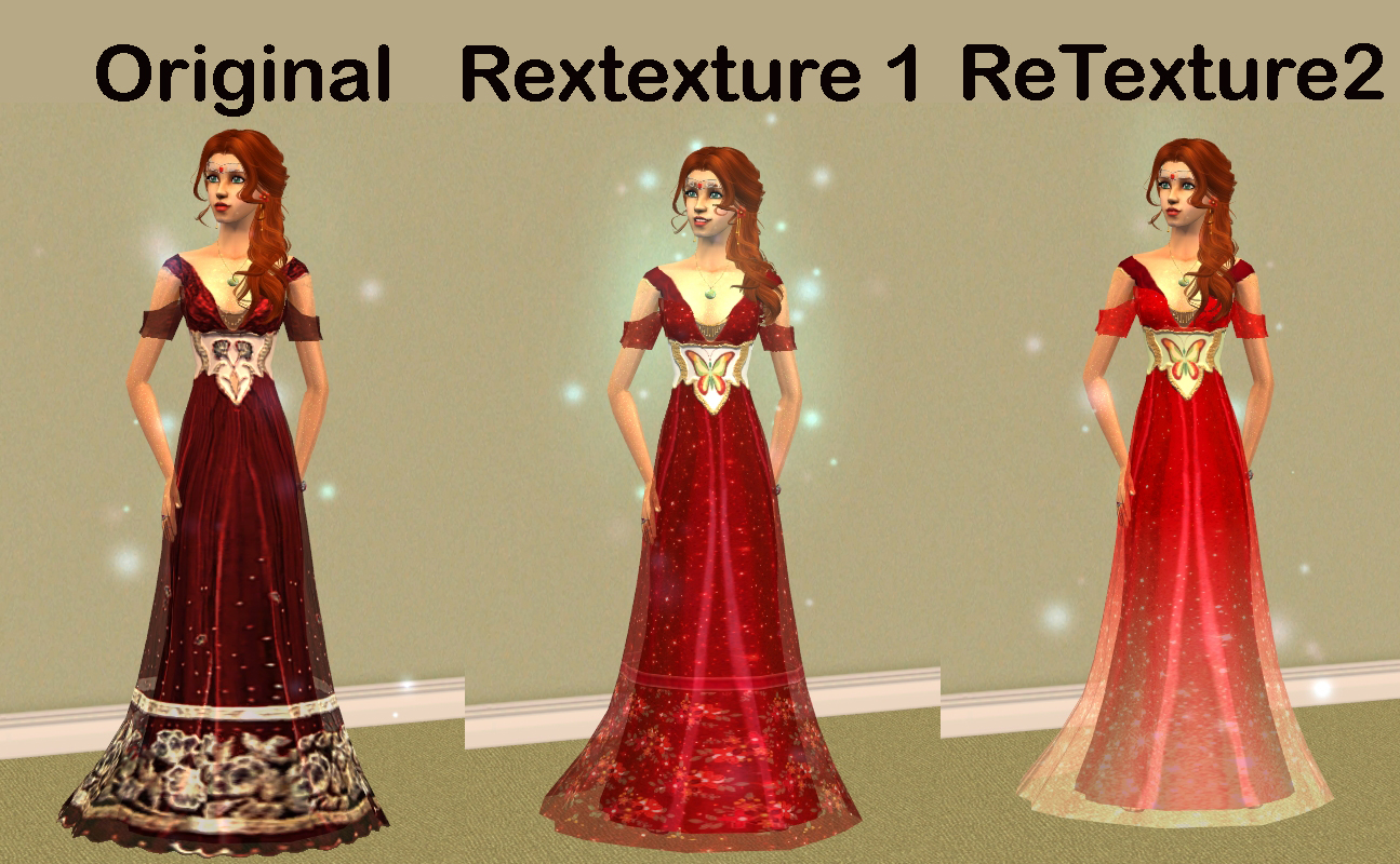 Mod The Sims - Lethean Gown Retexture and Recolor