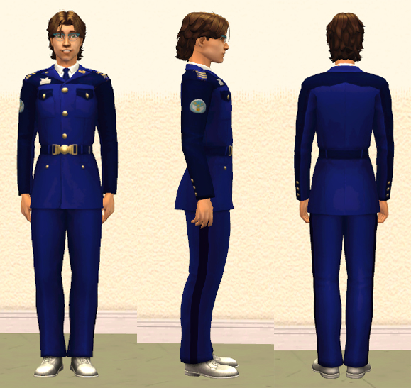 Mod The Sims - Blue Heaven Sims-Victoria Sims LBB 4t2 Military Uniform ...