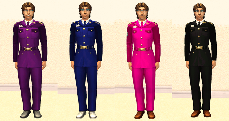 Mod The Sims - Blue Heaven Sims-Victoria Sims LBB 4t2 Military Uniform ...