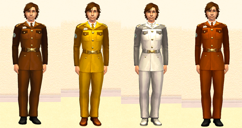Mod The Sims - Blue Heaven Sims-Victoria Sims LBB 4t2 Military Uniform ...