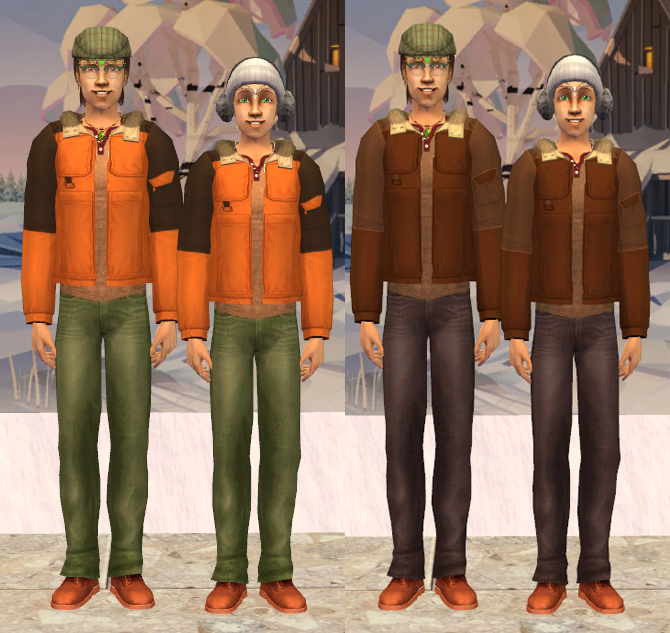 Mod The Sims - Daman's LBB Outwear: Before The Snowstorm Recolor