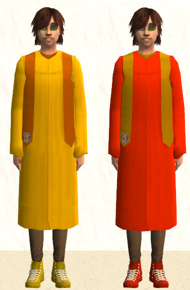 Mod The Sims - KatieBrett2's Graduation Robe Recolor