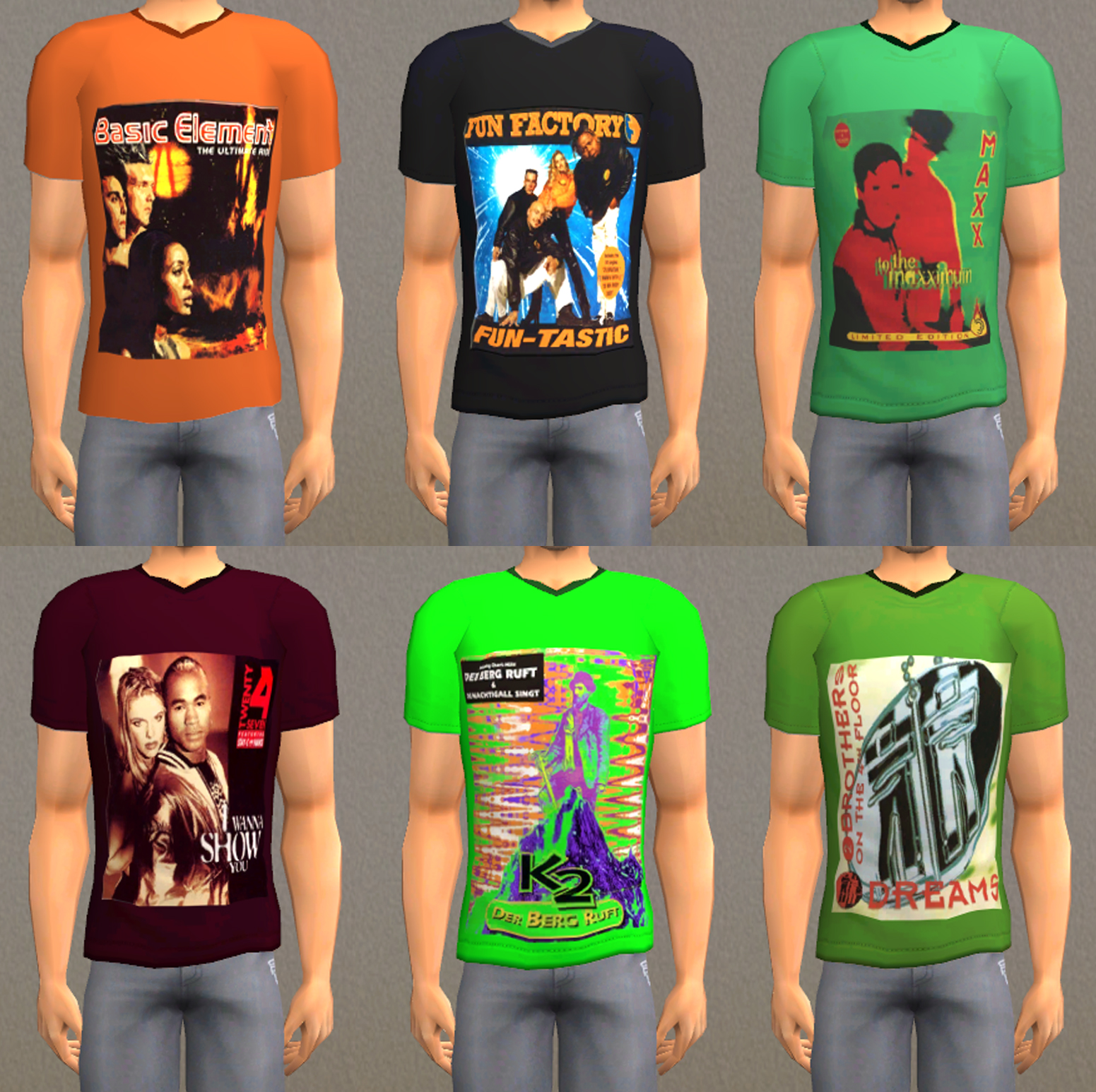 Mod The Sims - Eurodance LBB T-Shirt