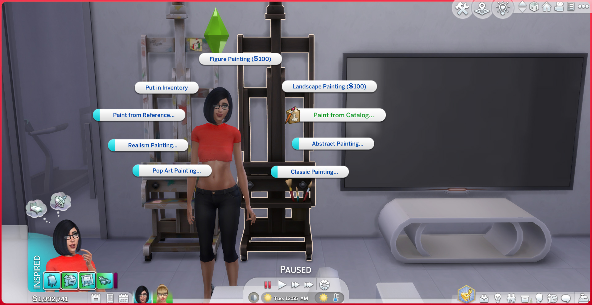 Mod The Sims - Easel Art Catalog