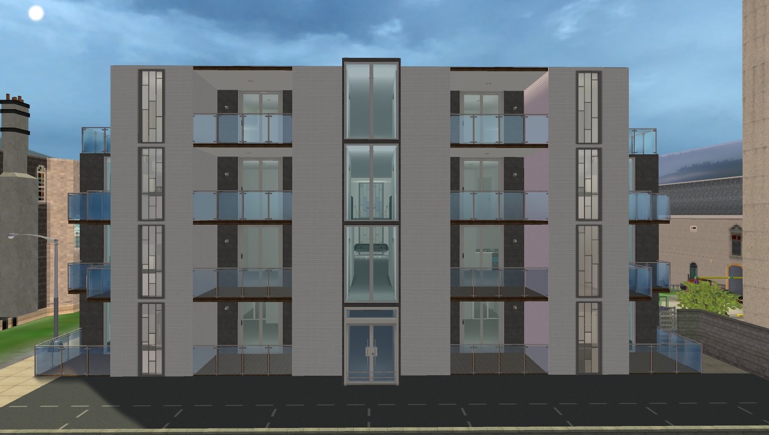 Mod The Sims - Sunny Peaks Apartment Complex (No CC)