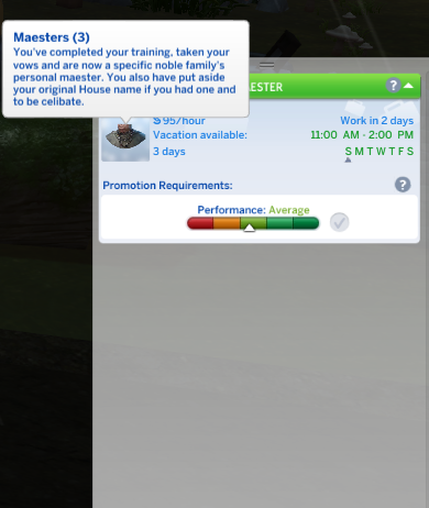 Mod The Sims - S4 -- ASoIaF Career: Maester