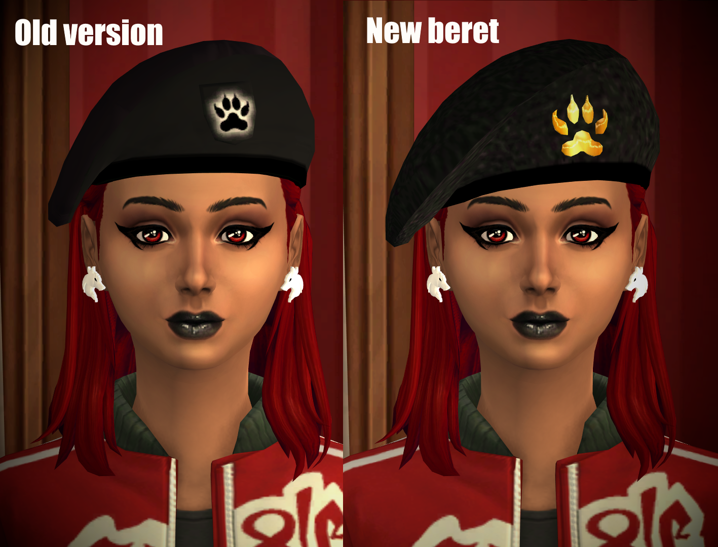 Mod The Sims - Occults Resistance Squad beret