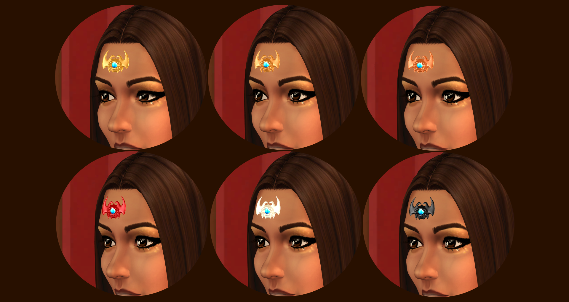 Mod The Sims - Forehead Jewel