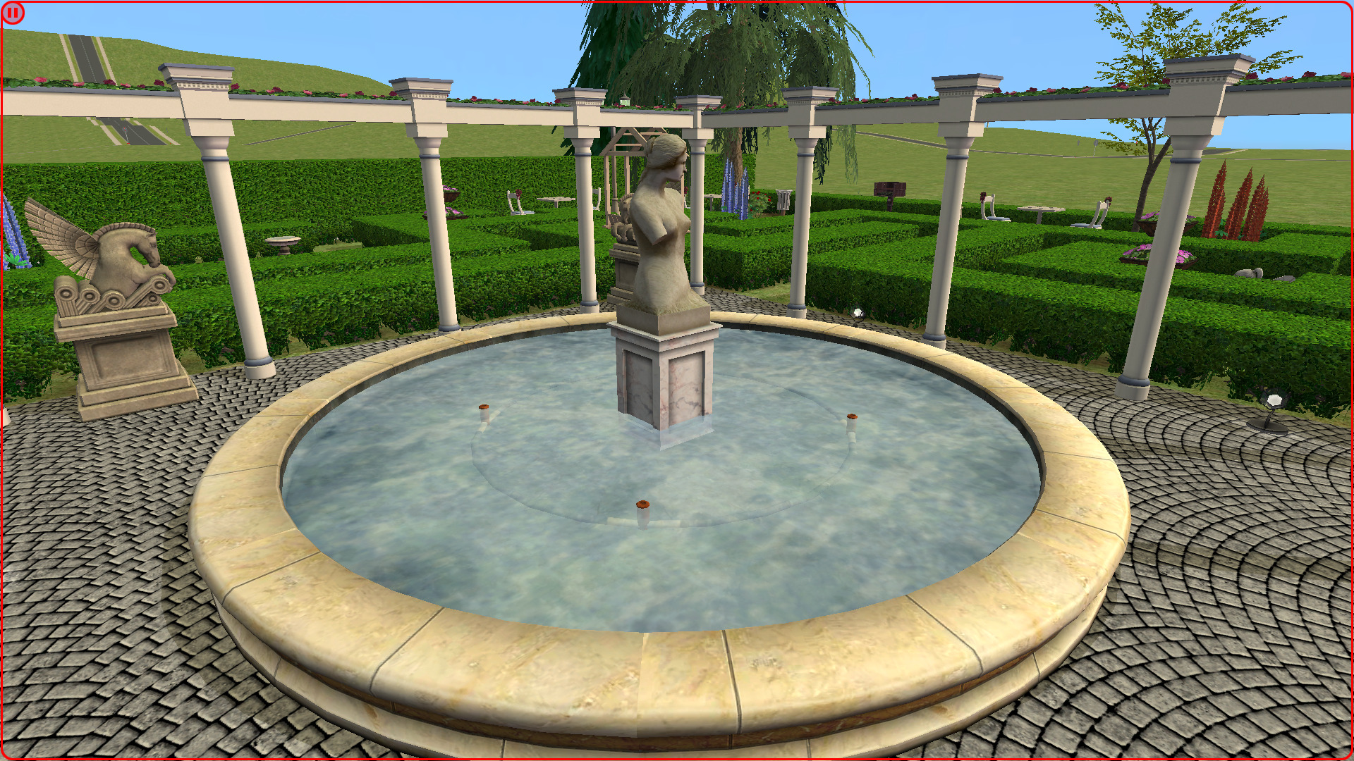 Mod The Sims - Hedge Maze Garden