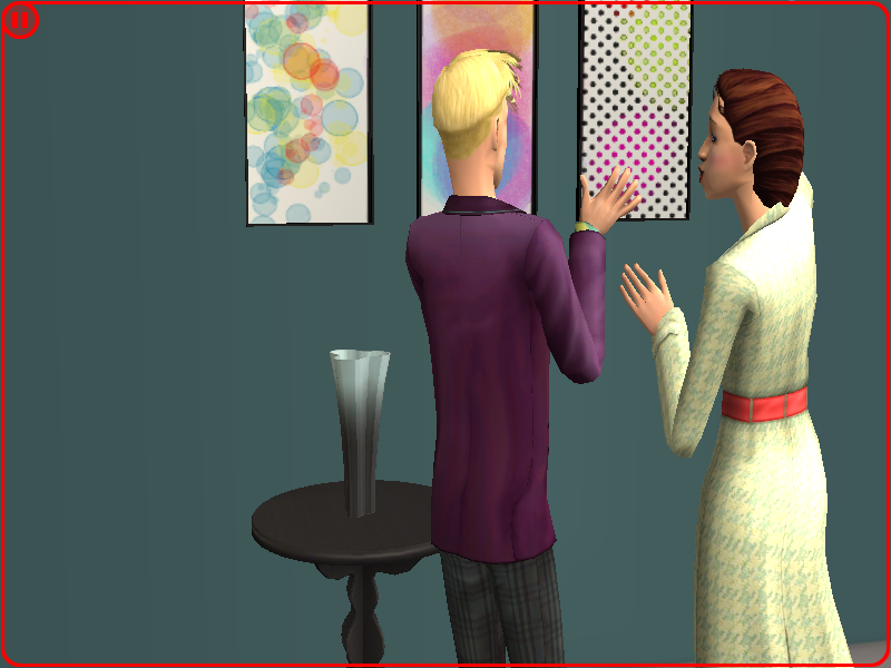 Mod The Sims - Popping Abstract - A wall art recolour
