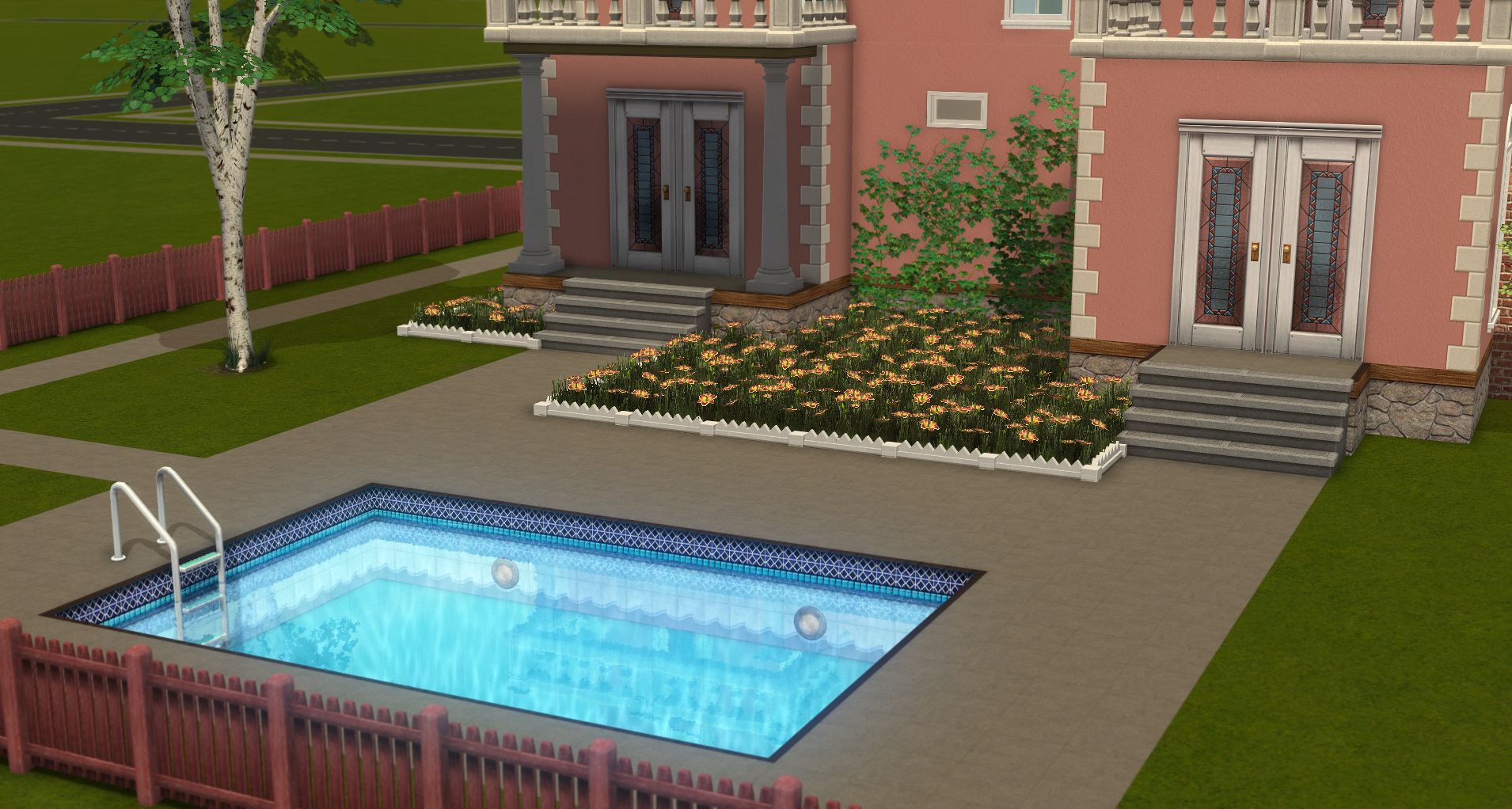 Mod The Sims - Pink Balcony [CC-FREE] 2 BR - 2 BA | UNFURNISHED