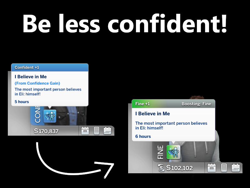 Mod The Sims - Be less confident! High childhood confidence causes ...