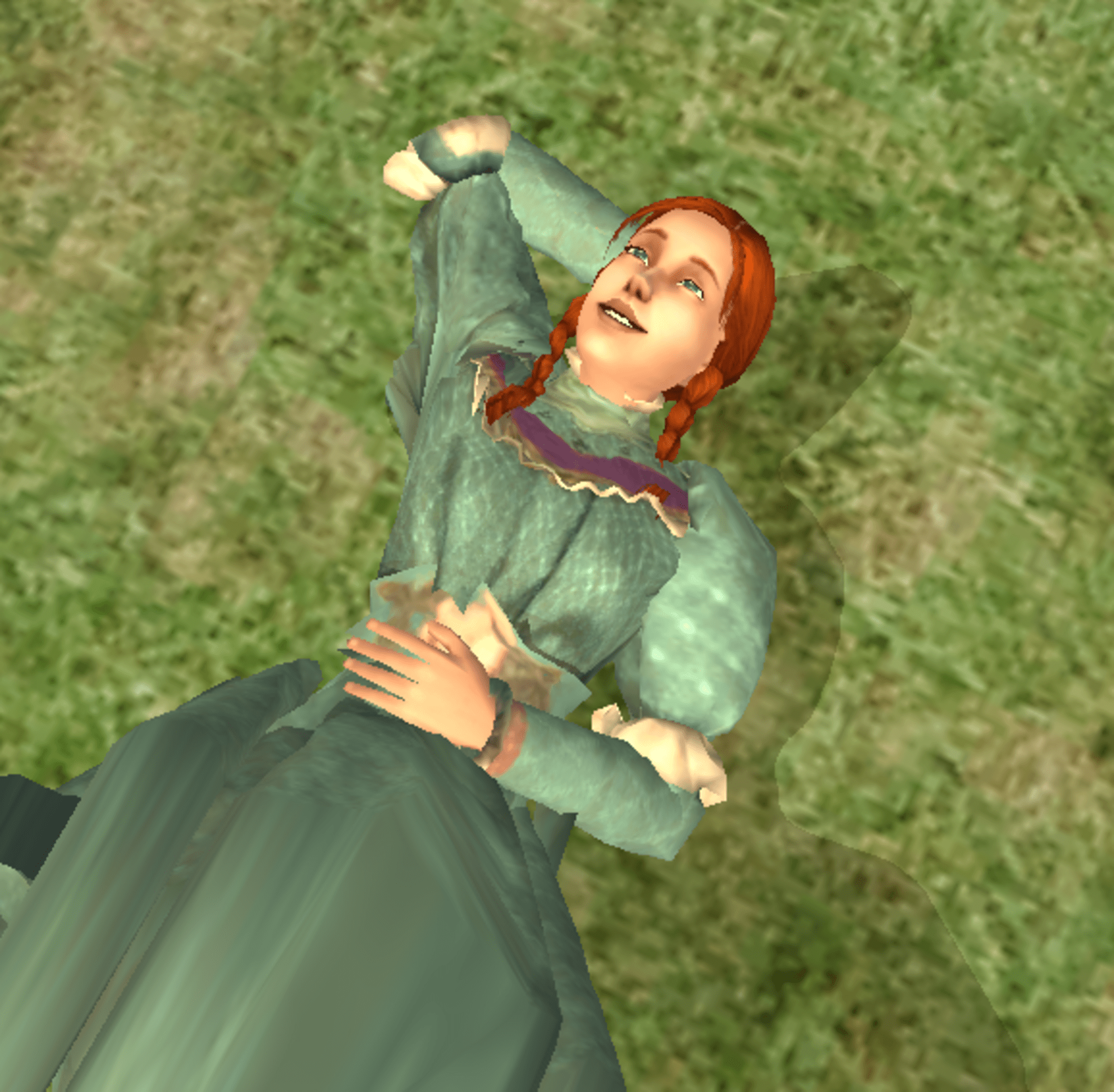 Mod The Sims - Puff Sleeved Dress from "Anne With an E"