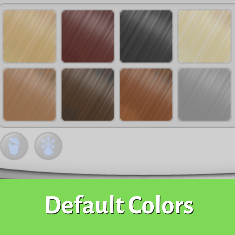 Mod The Sims - Hair Color Presets - Default Replacement