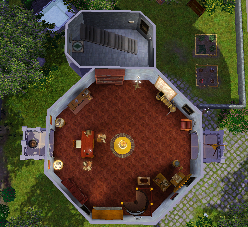 Mod The Sims - Wizard Tower with Tomb Adventure (No CC, No Store)