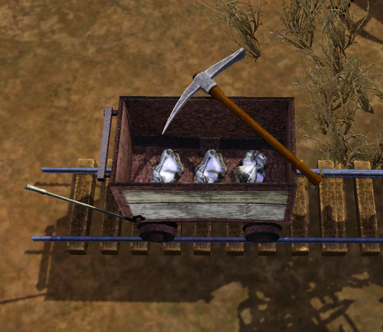 Mod The Sims - Old Mine Set with Stackable Barrels