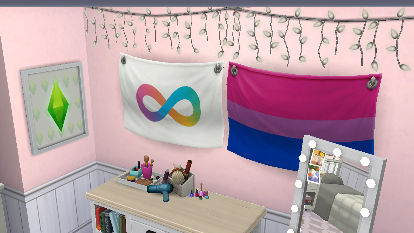 Mod The Sims - Neurodivergent Pride Flags Recolor