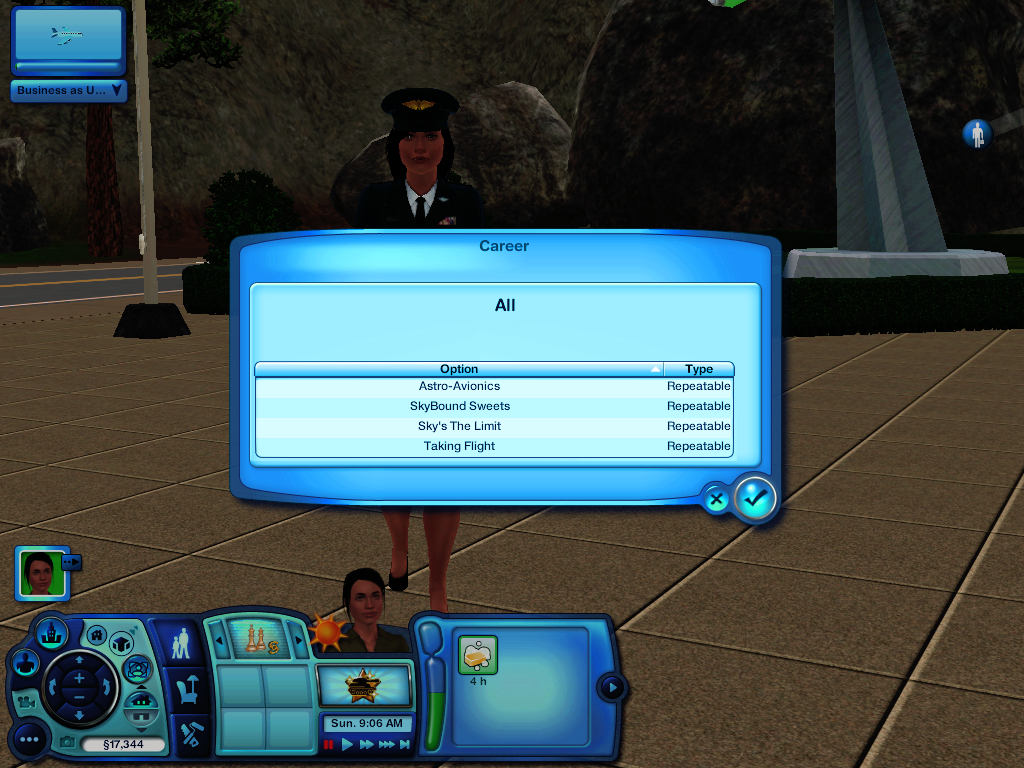Mod The Sims - Pilot Career