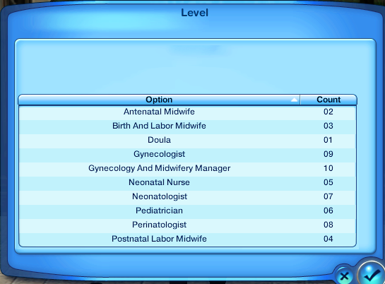 Mod The Sims - Gynecology and Obstetrics Career