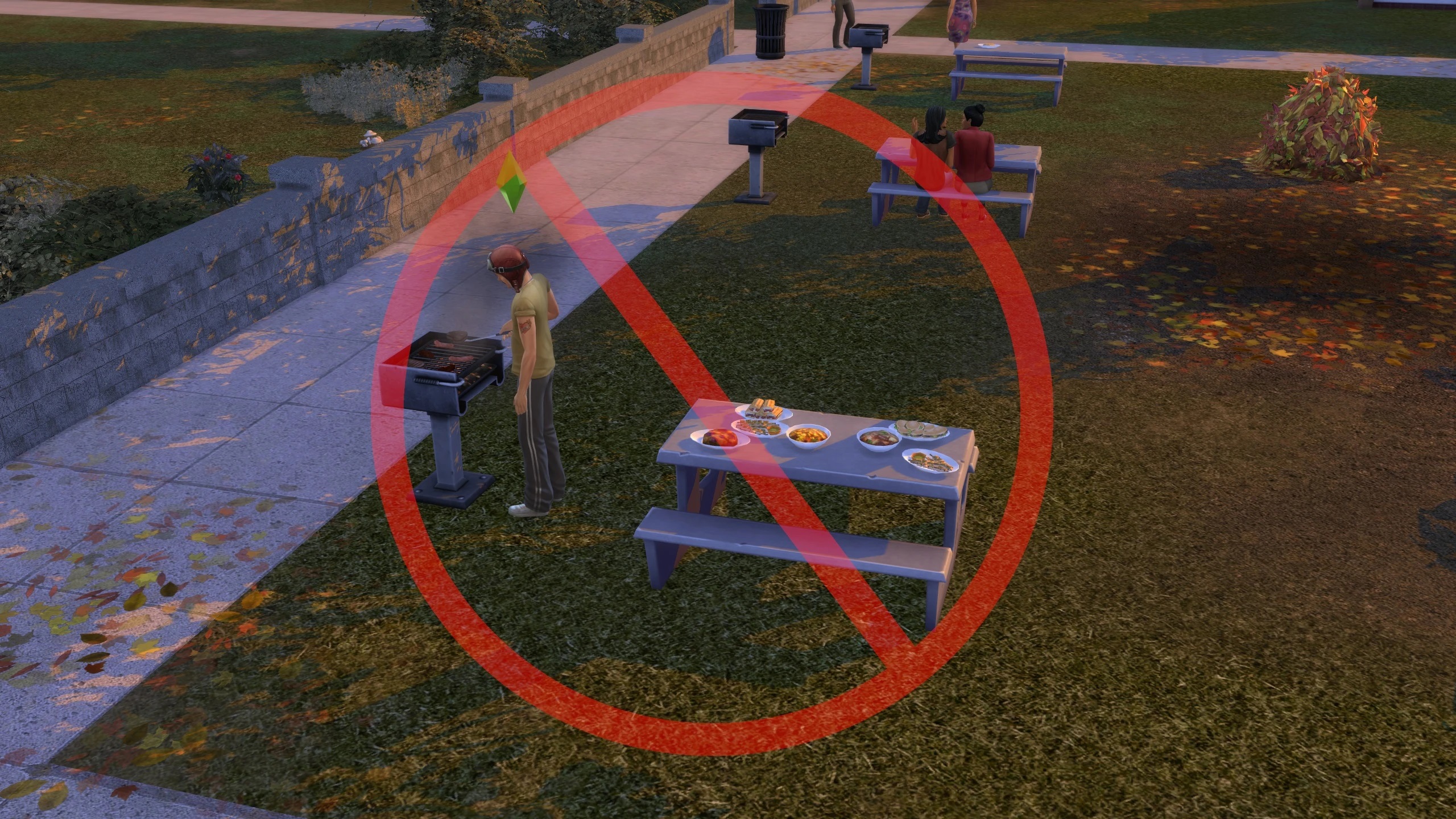 Mod The Sims - No Autonomous Grilling Unless Hungry