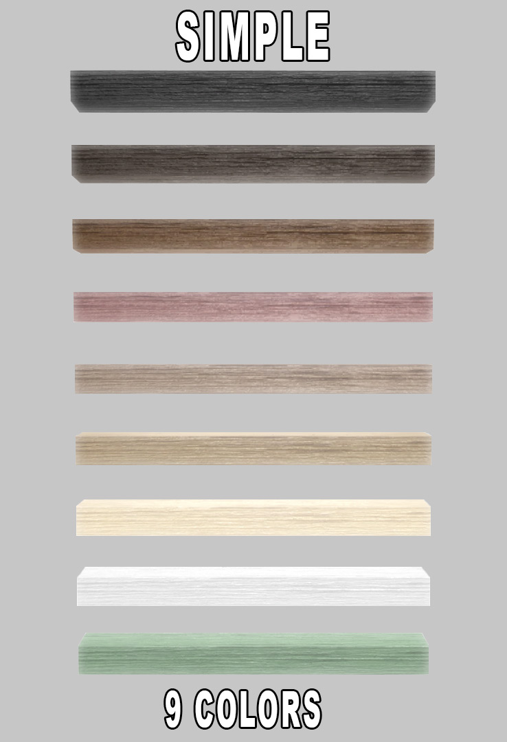 Mod The Sims - 4 types of ceiling beams