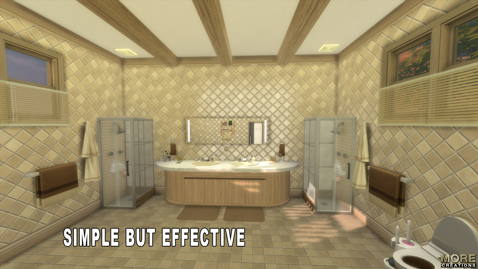 Mod The Sims - 4 types of ceiling beams