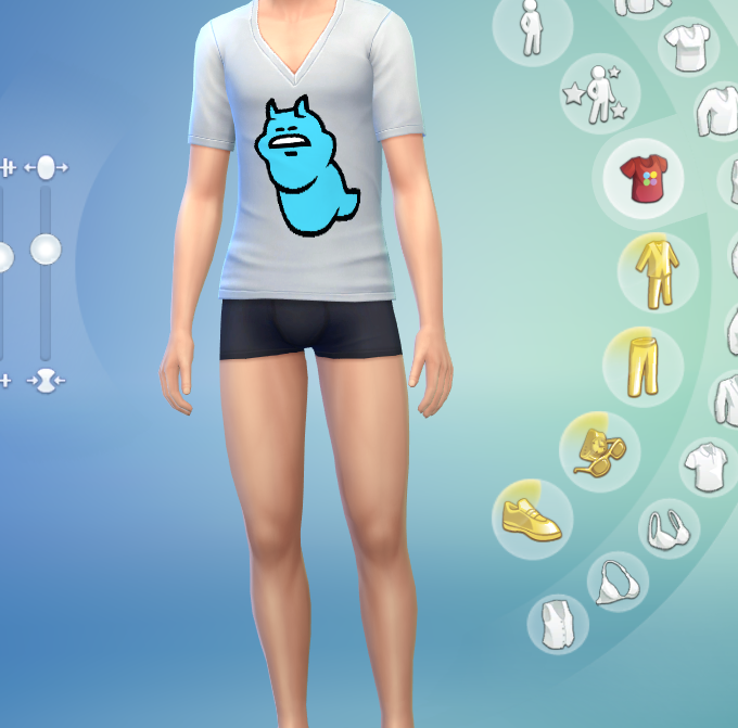 Mod The Sims - Homestuck Alpha and Beta Shirts