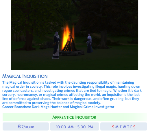 Mod The Sims - Wizards and Wands - Career Paths