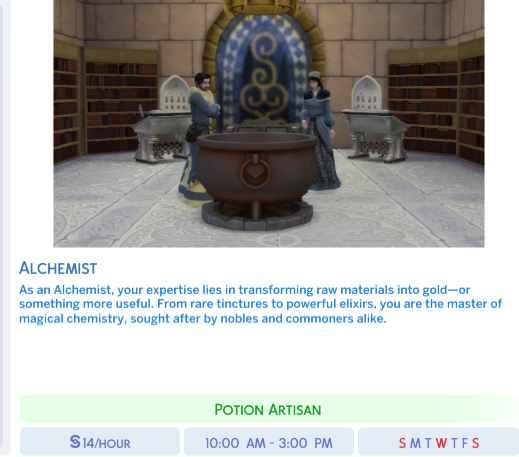 Mod The Sims - Wizards and Wands - Career Paths