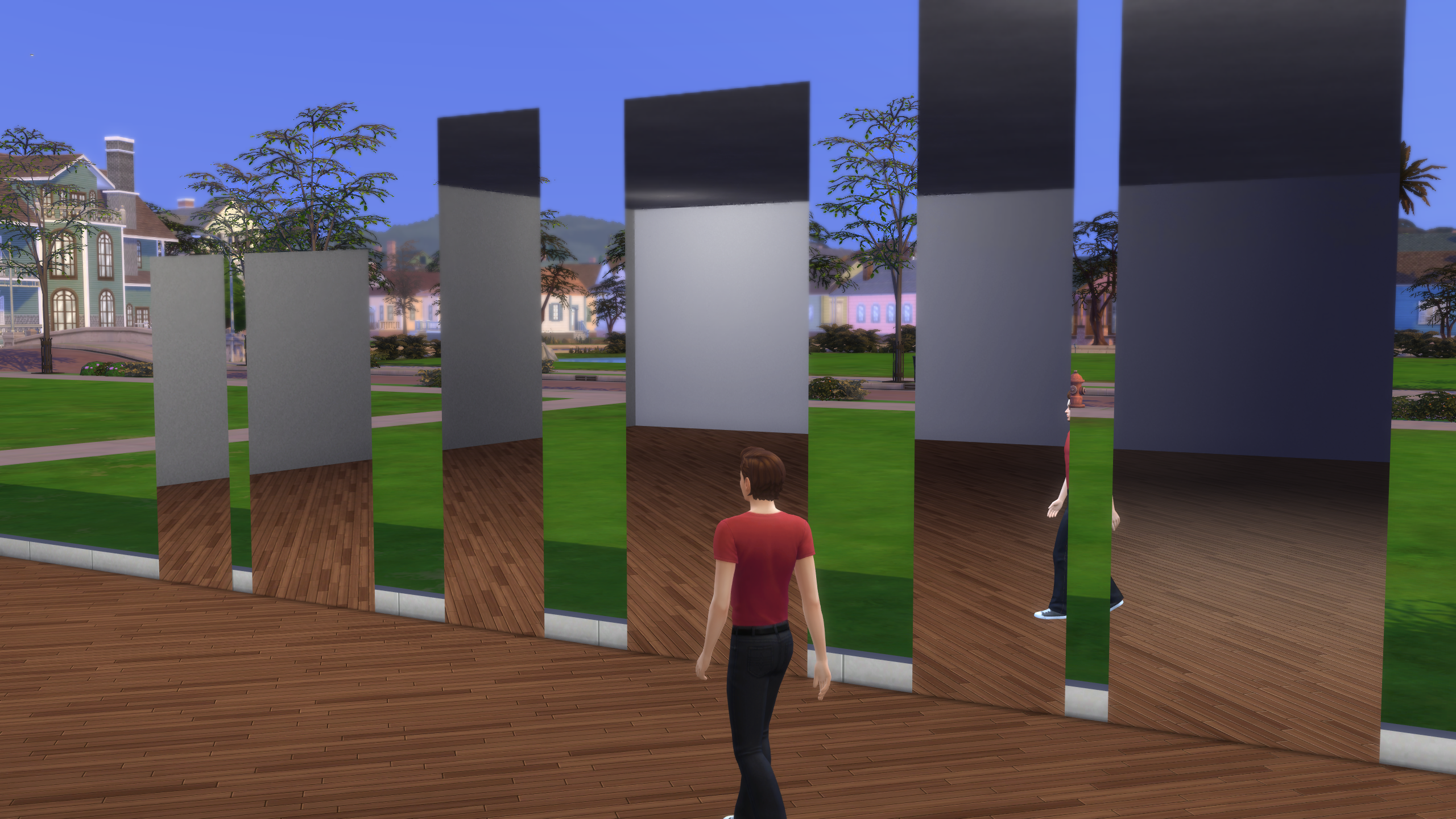 Mod The Sims - Mirrored Wallpaper