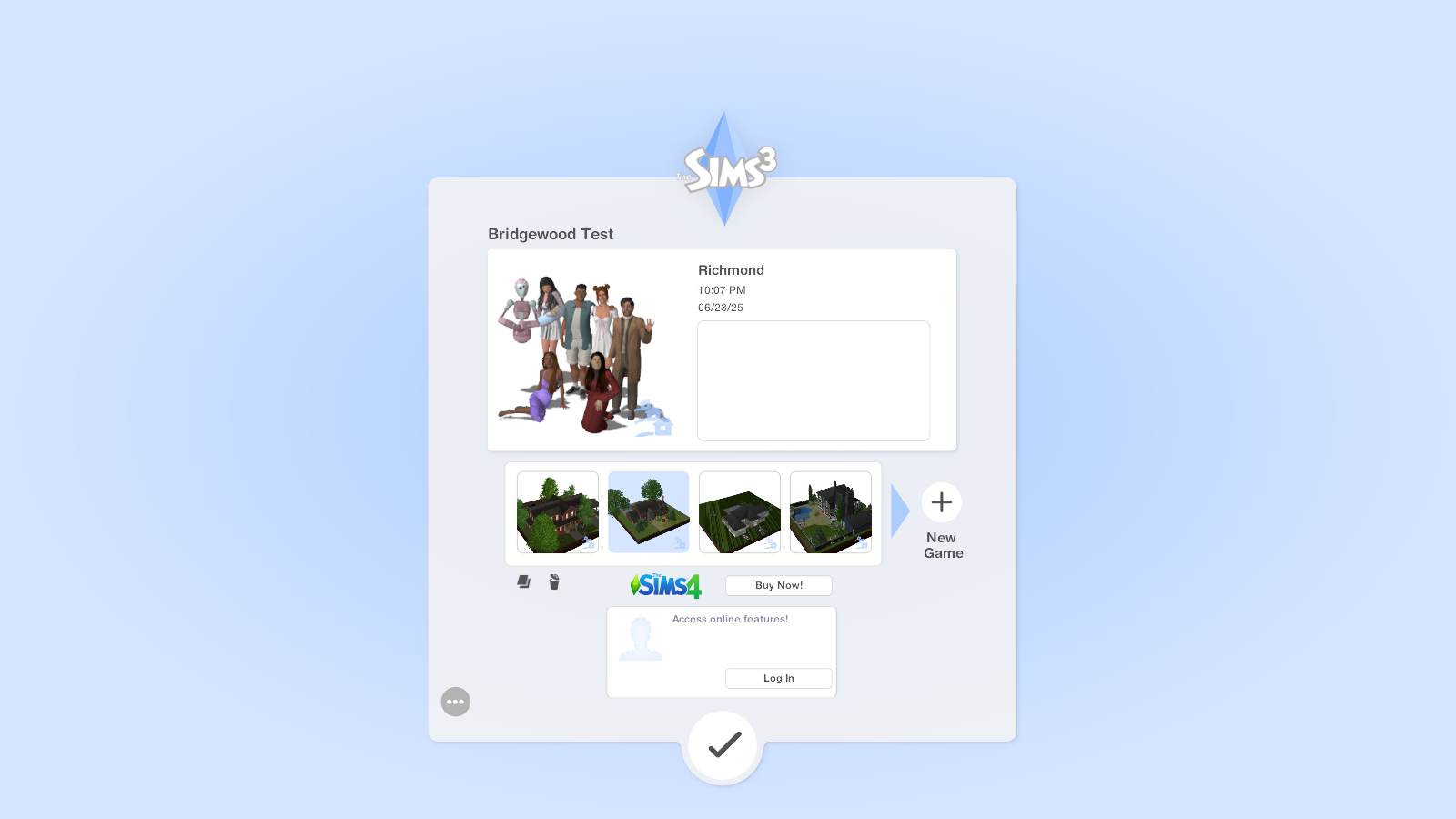 Mod The Sims - Cloud Blue UI