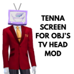 Mod The Sims - DELTARUNE - Tenna Screen for OBJ's TV Head Mod (+ Suit ...