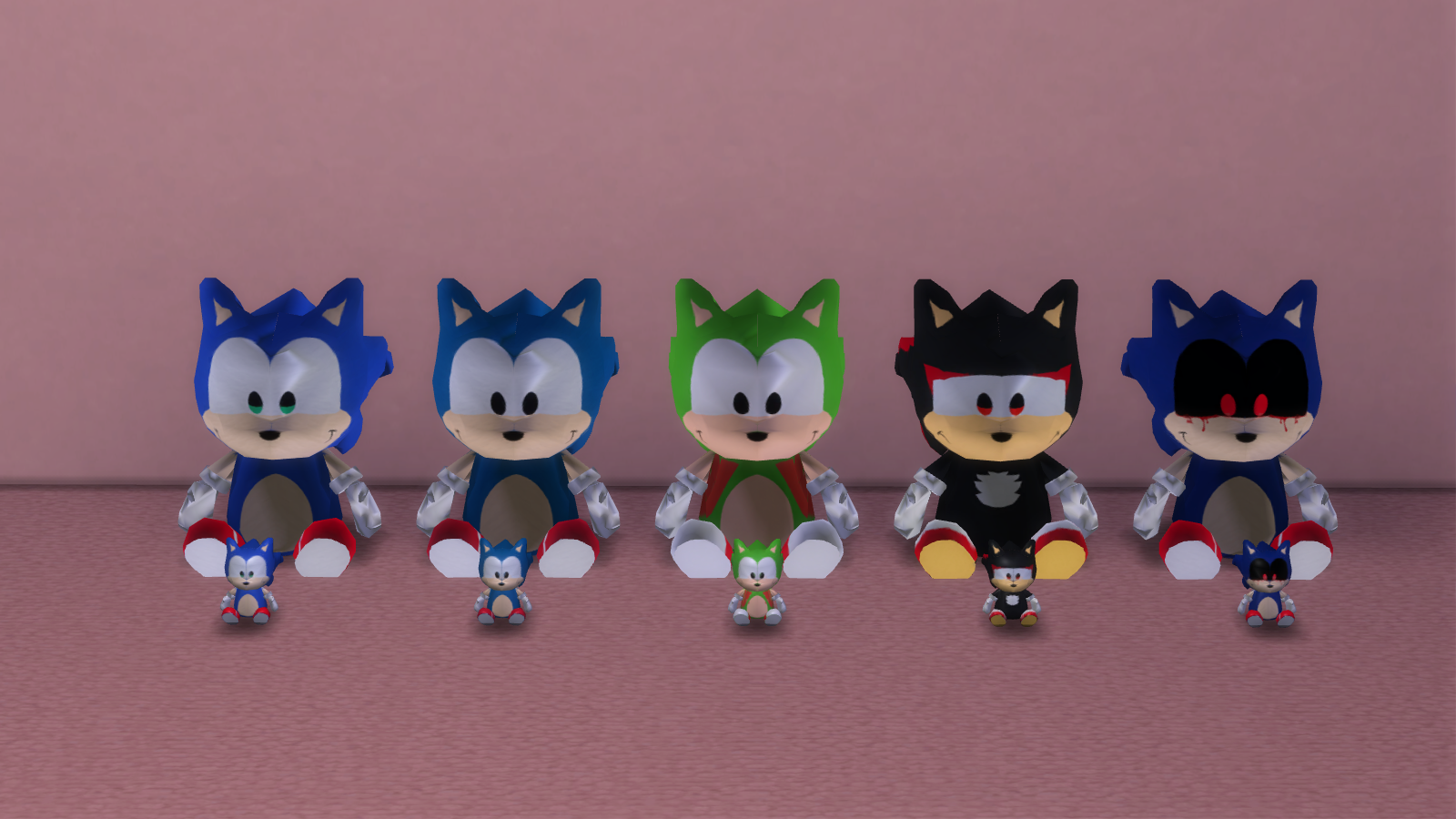Mod The Sims - Sonic Plushes