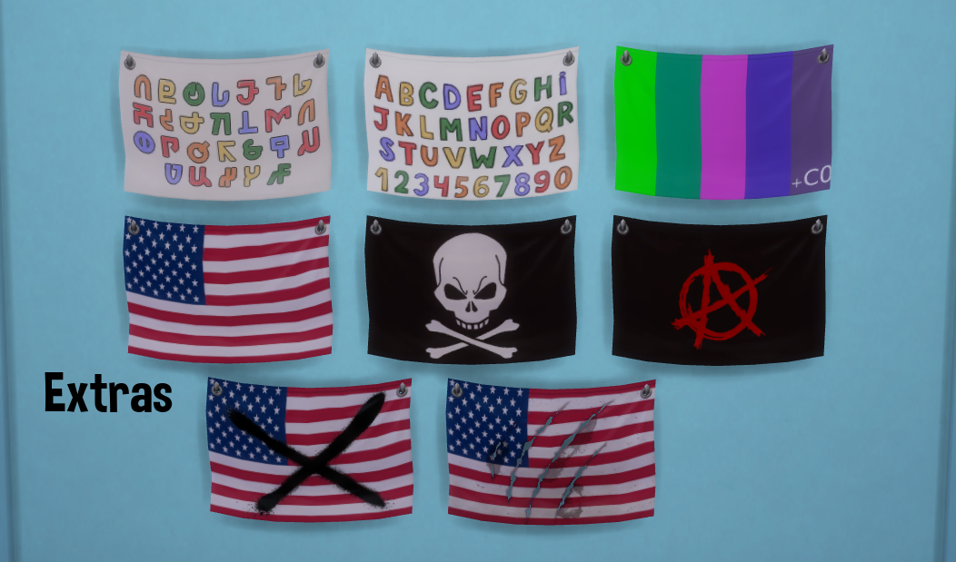 Mod The Sims - More Flags