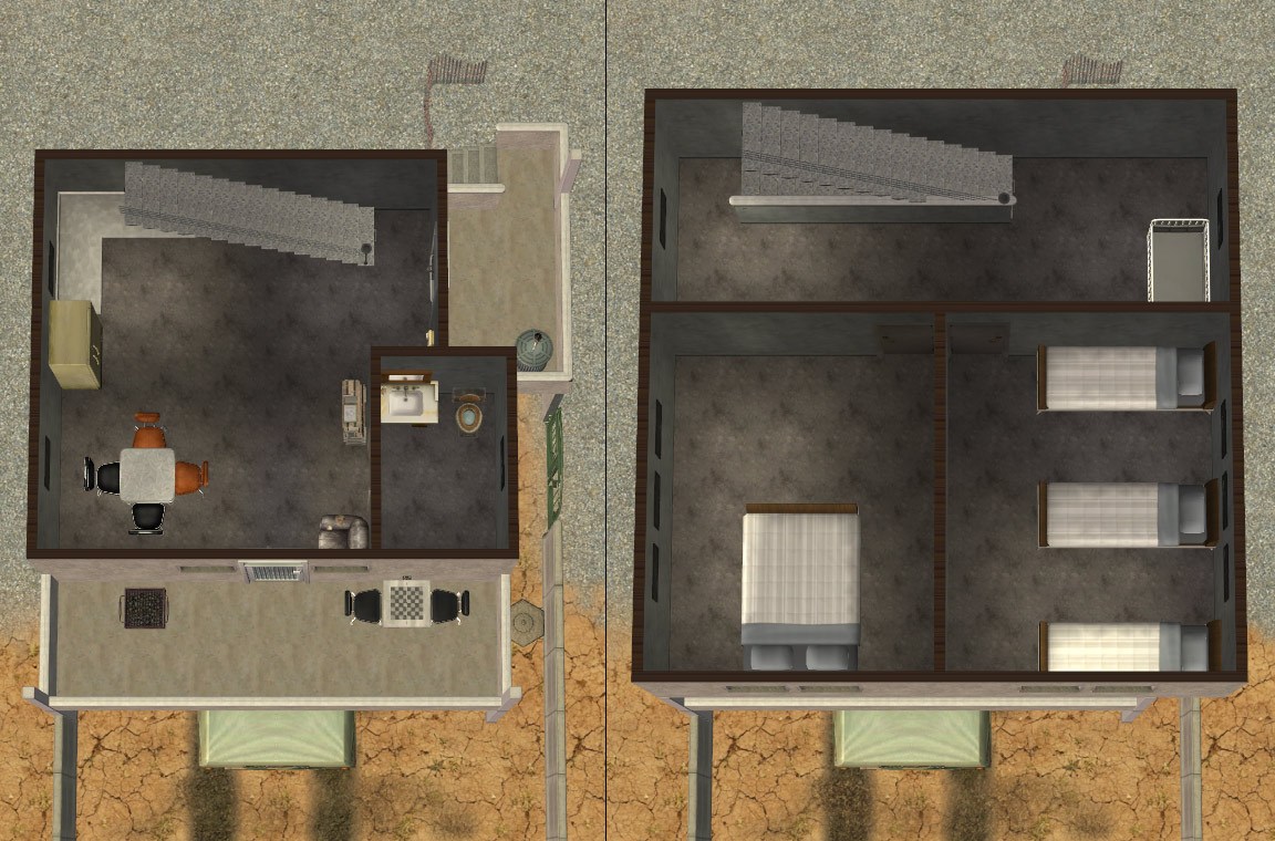 Mod The Sims - Zombie-Proof Military Compounds; Residential and ...