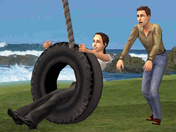 Mod The Sims - -Old Tire Swing- Swing for BaseGame, and a (BV) Treehouse!