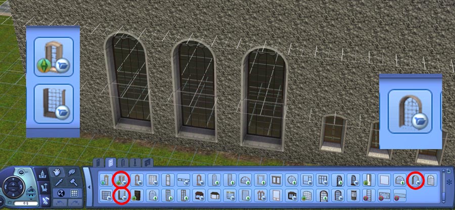 Mod The Sims - 2 new windows for *Extended* walls